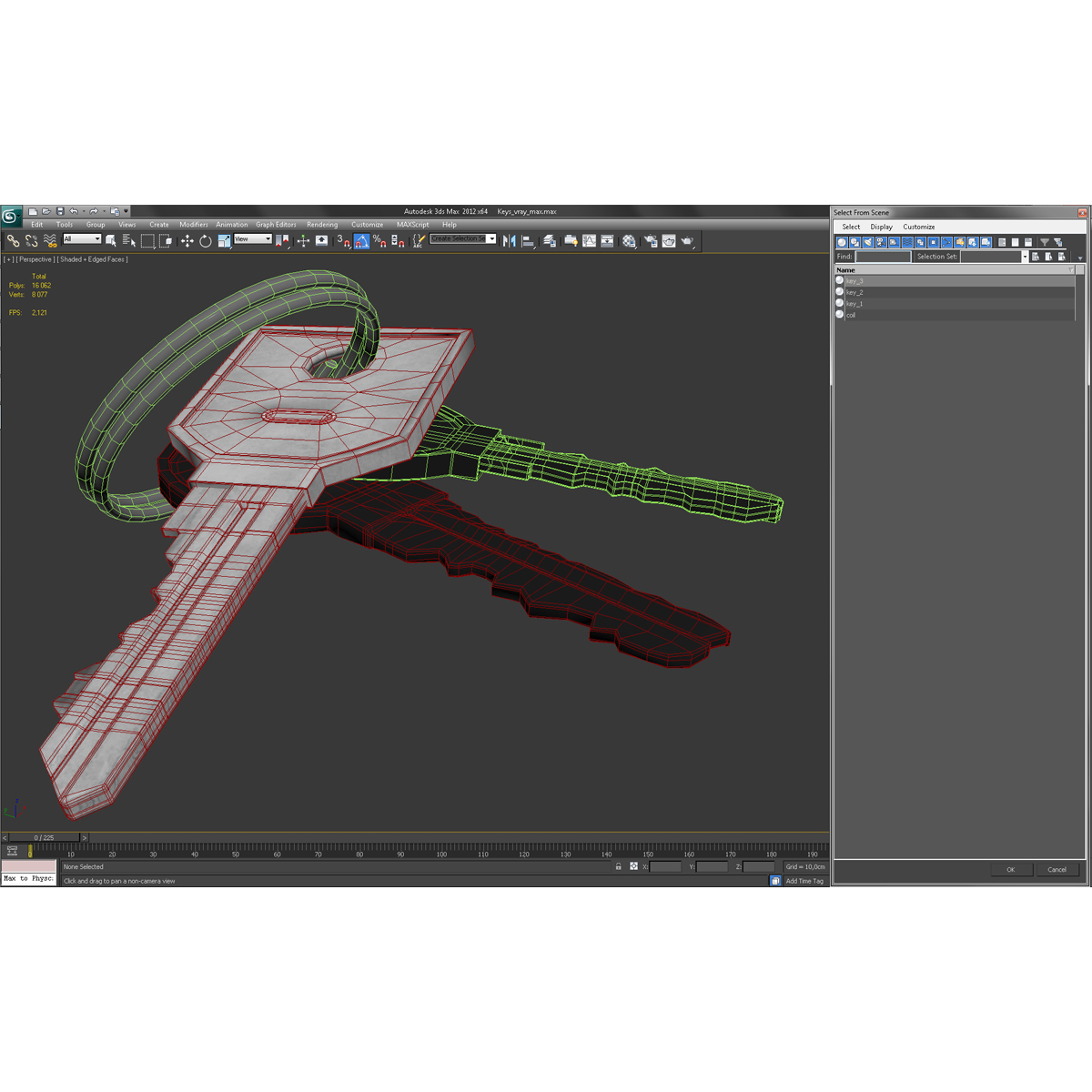 keys 3d model