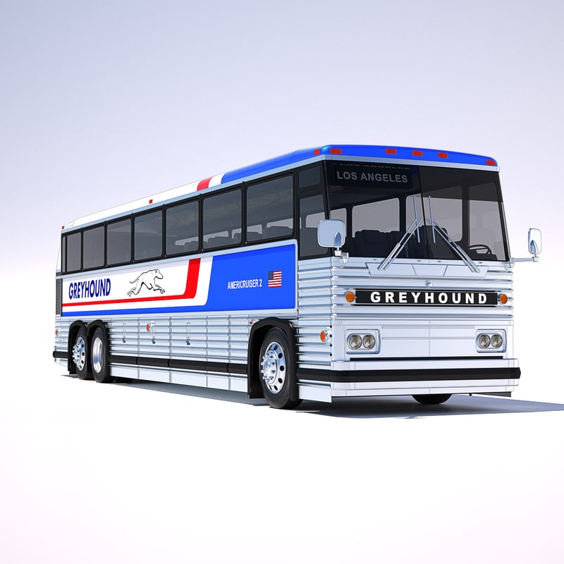 mci-9 greyhound bus 3d 3ds
