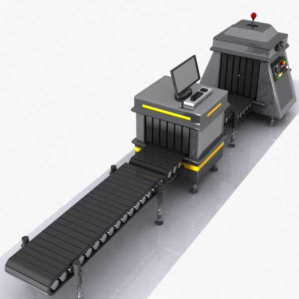 cartoon production security 3d model