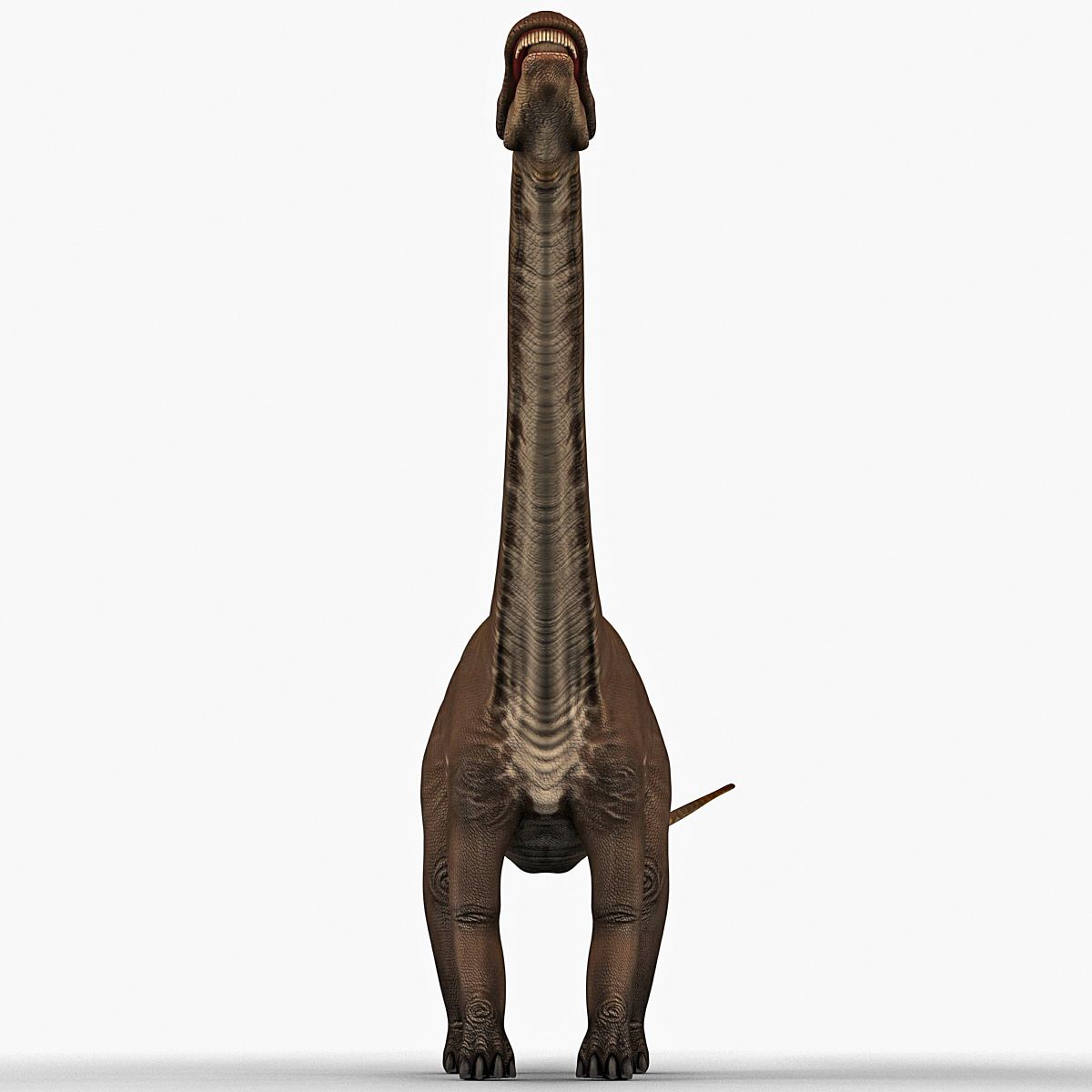3d model diplodocus rigged