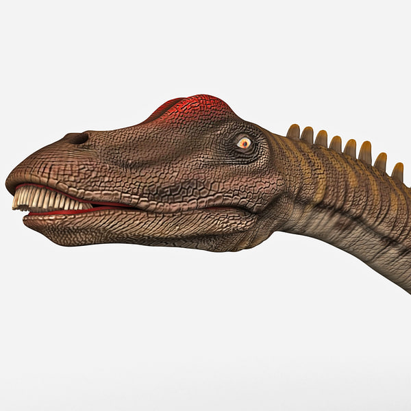 3d model diplodocus rigged