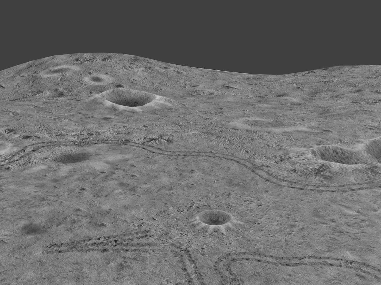 Superfície da lua Modelo 3D - TurboSquid 846814