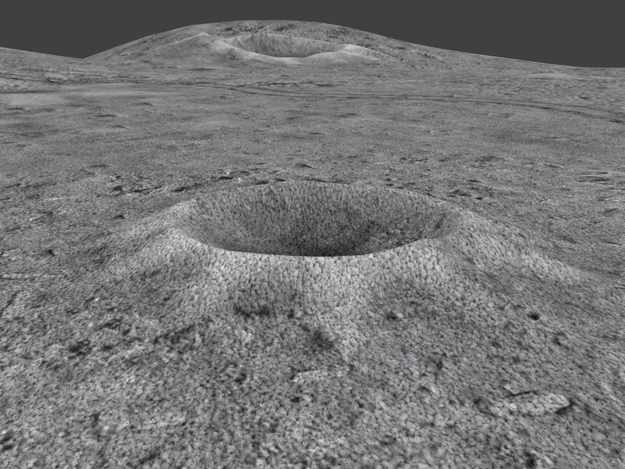 moonscape moon 3d model