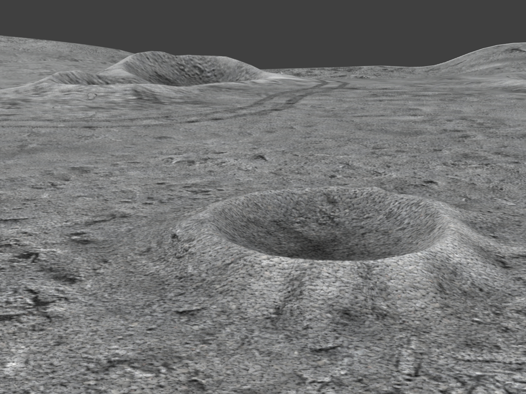 moonscape moon 3d model