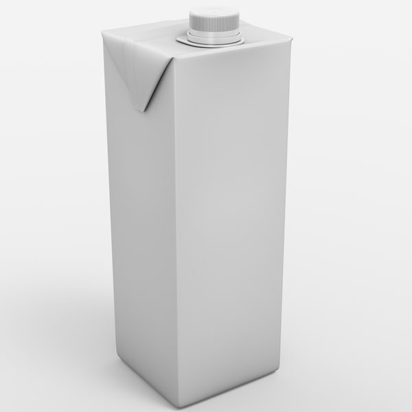 beverage package 3d model