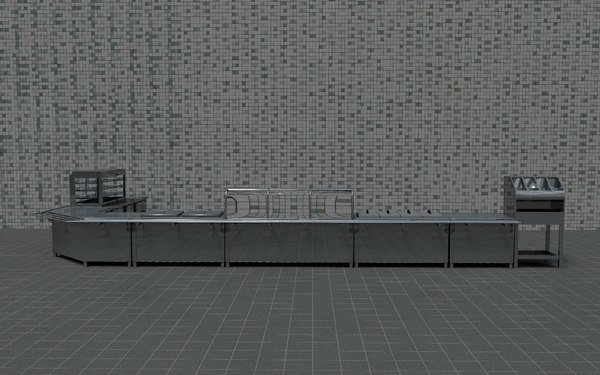 food service 3d model