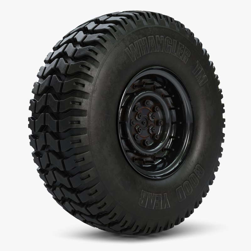 humvee wheel 3d max