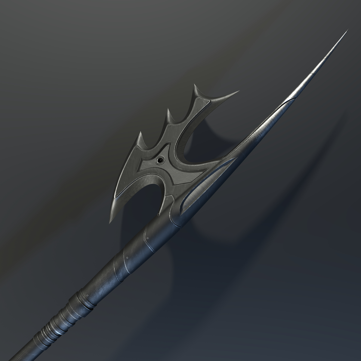 futuristic spear 3d model