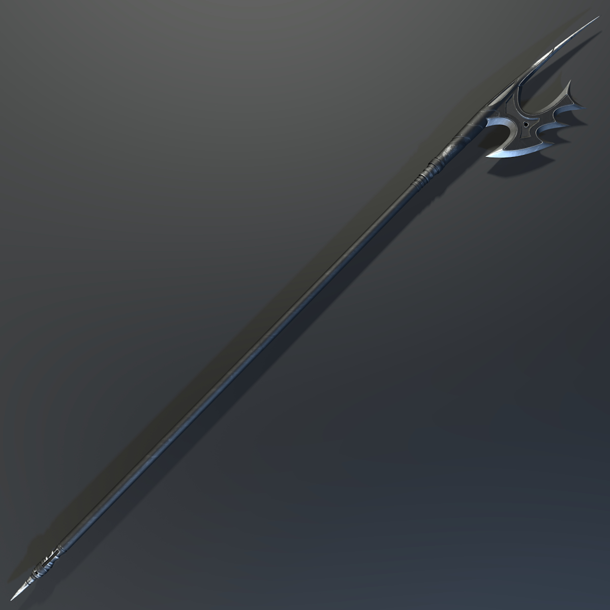 futuristic spear 3d model
