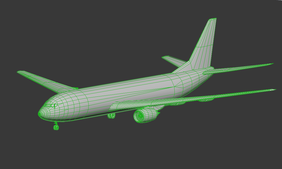 3d model airplane boeing 737-800 ryanair