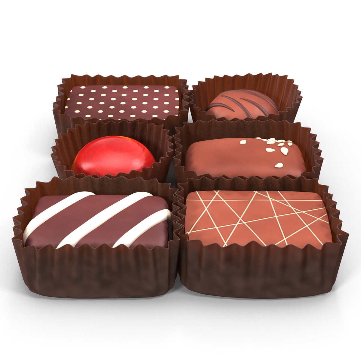 3d chocolates set 2