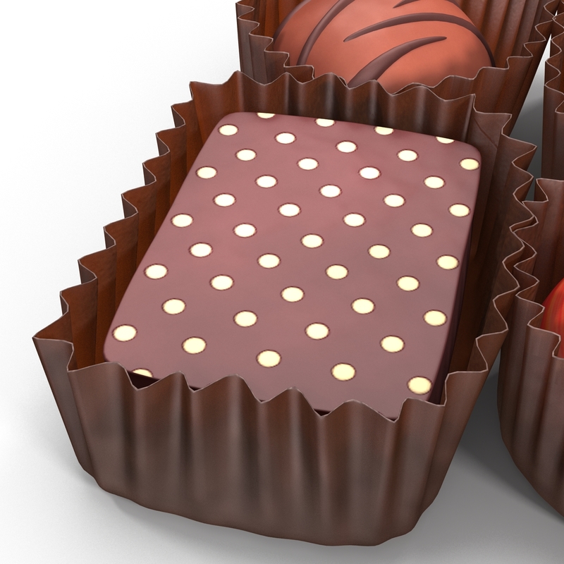 3d chocolates set 2