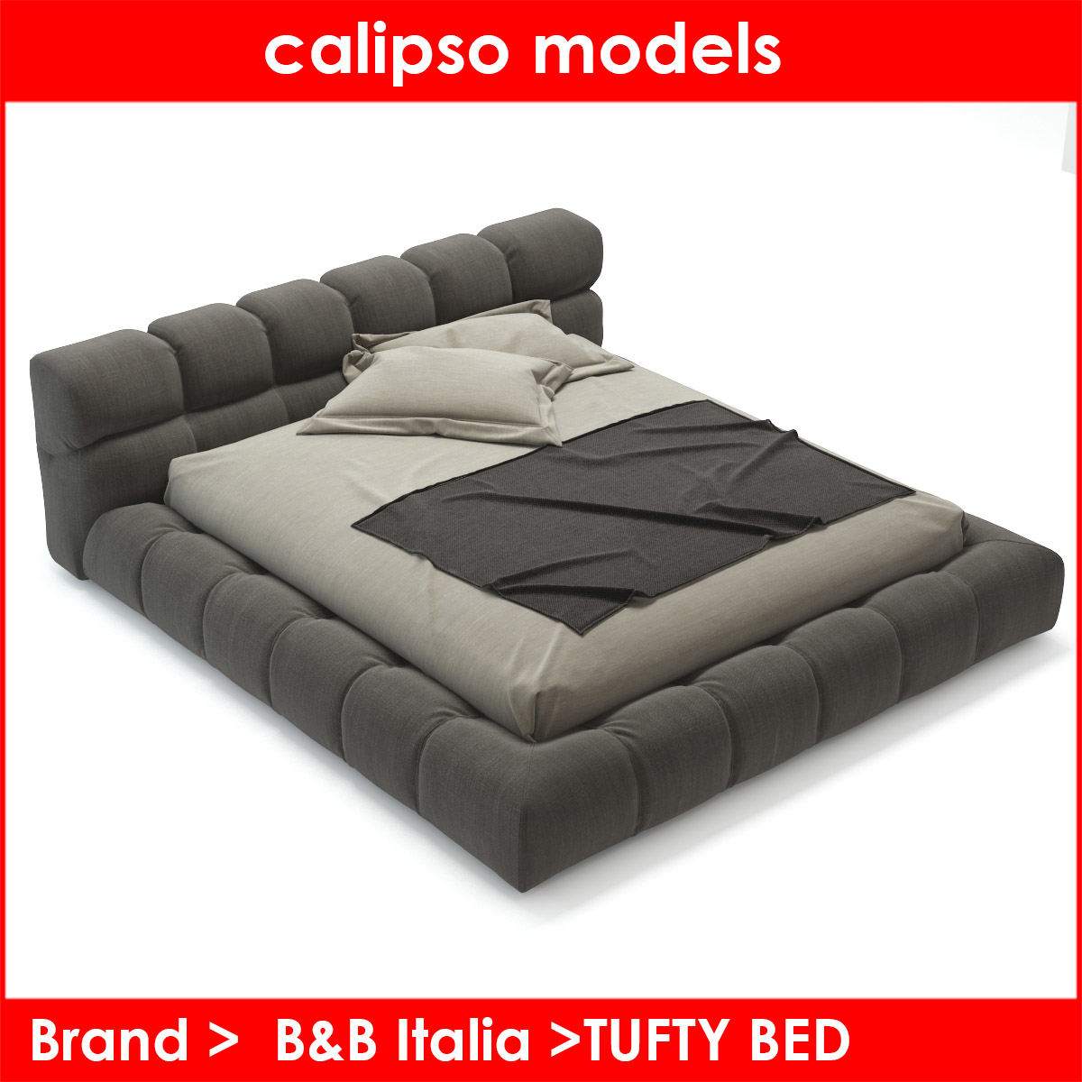 b italia tufty bed max