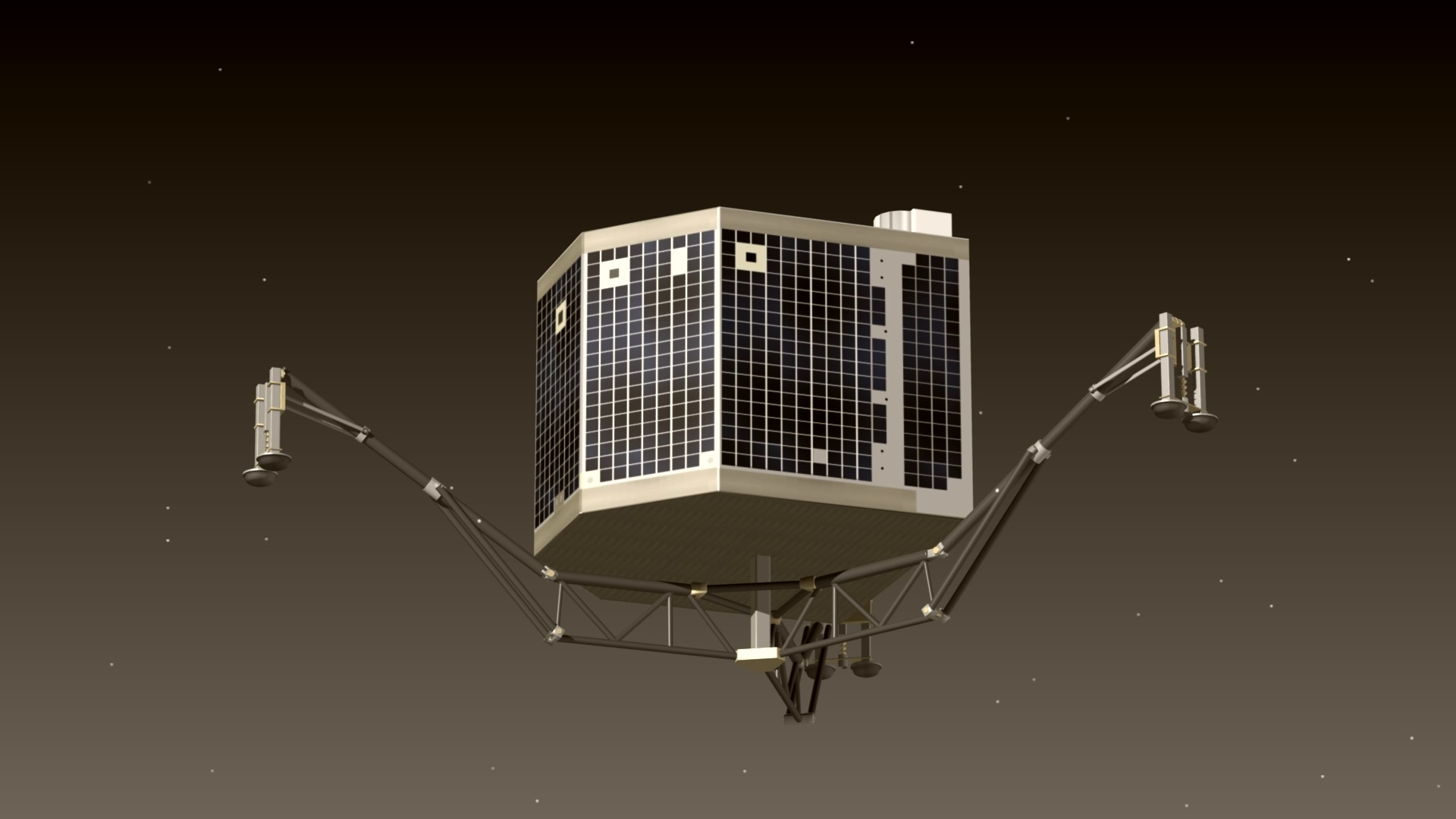 rosetta philae spacecraft 3d model