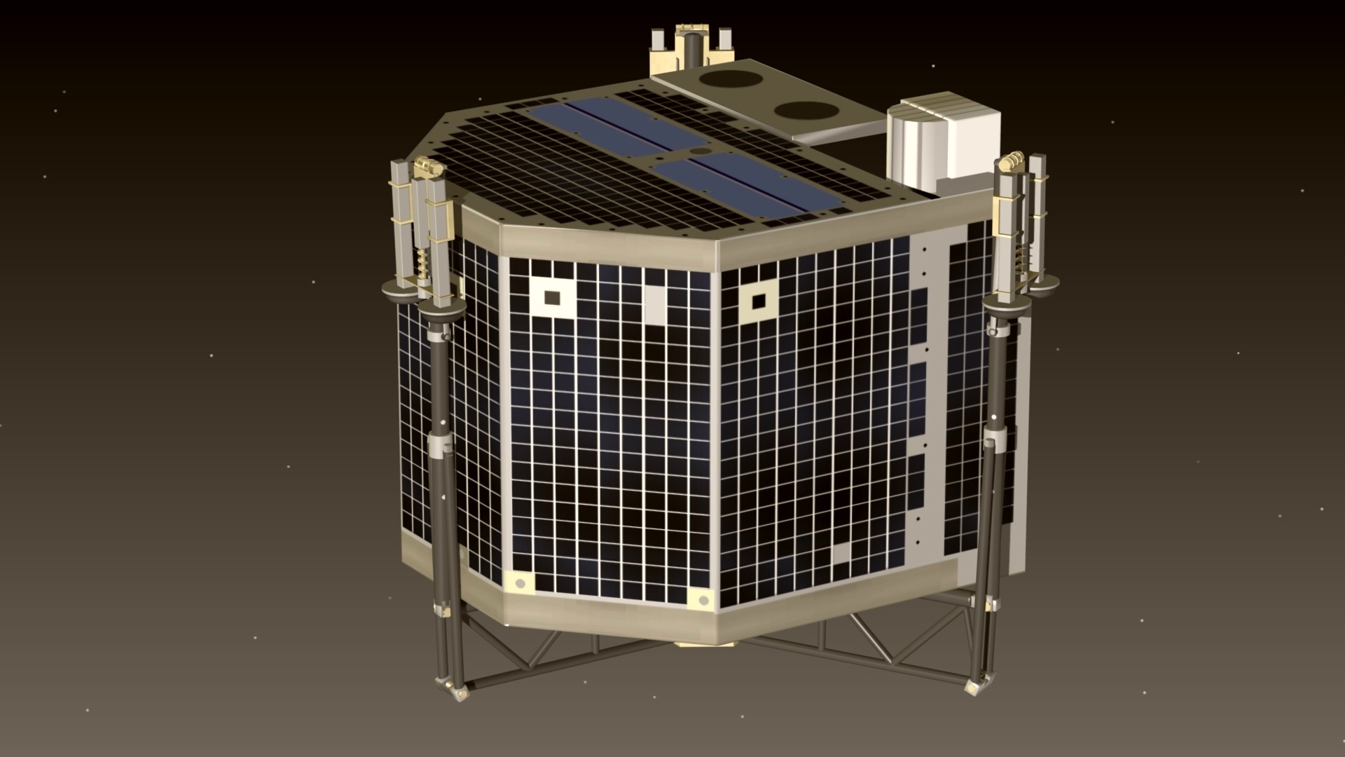 rosetta philae spacecraft 3d model