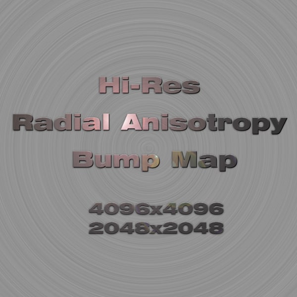 Texture Targa bump anisotropy radial