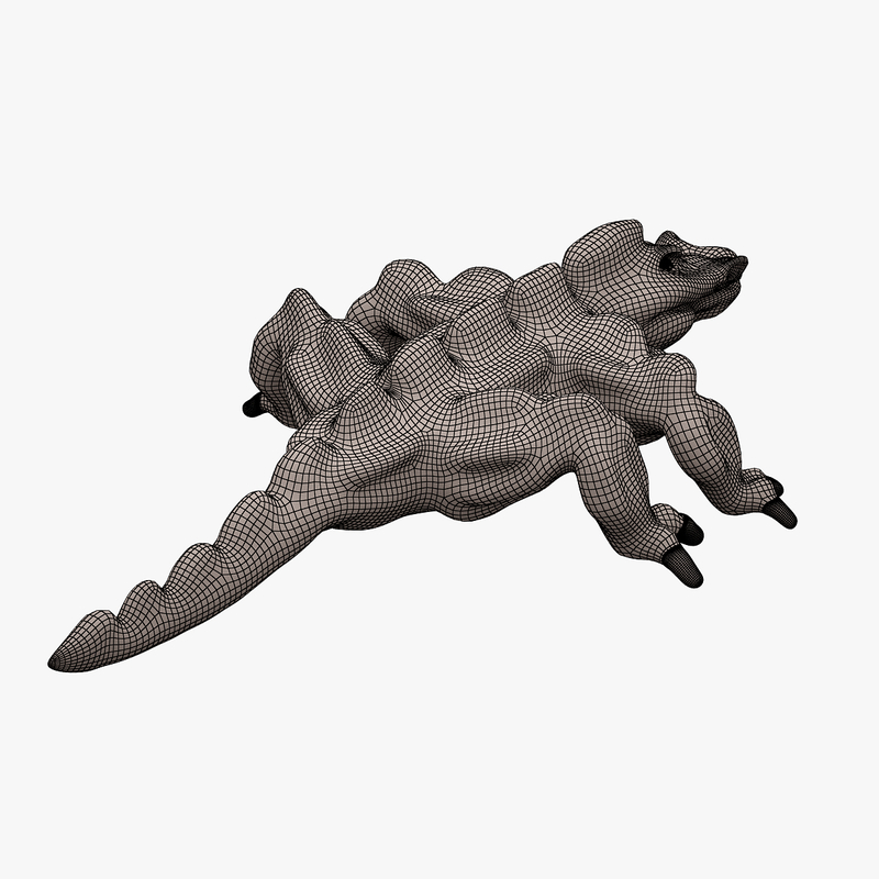 monster t-pose rigged 3d max