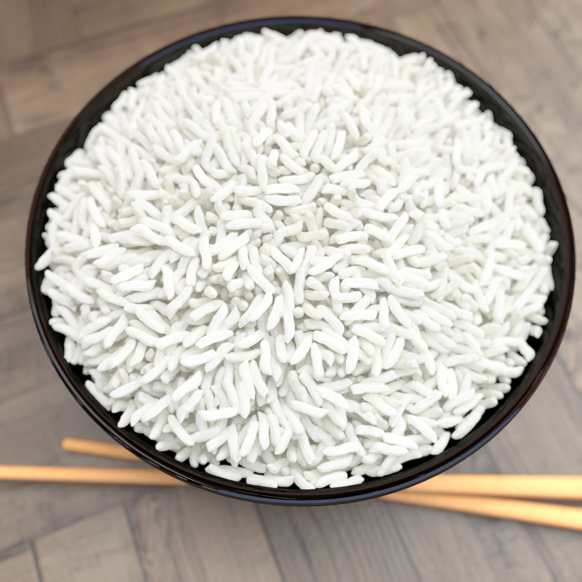3d rice bowl model