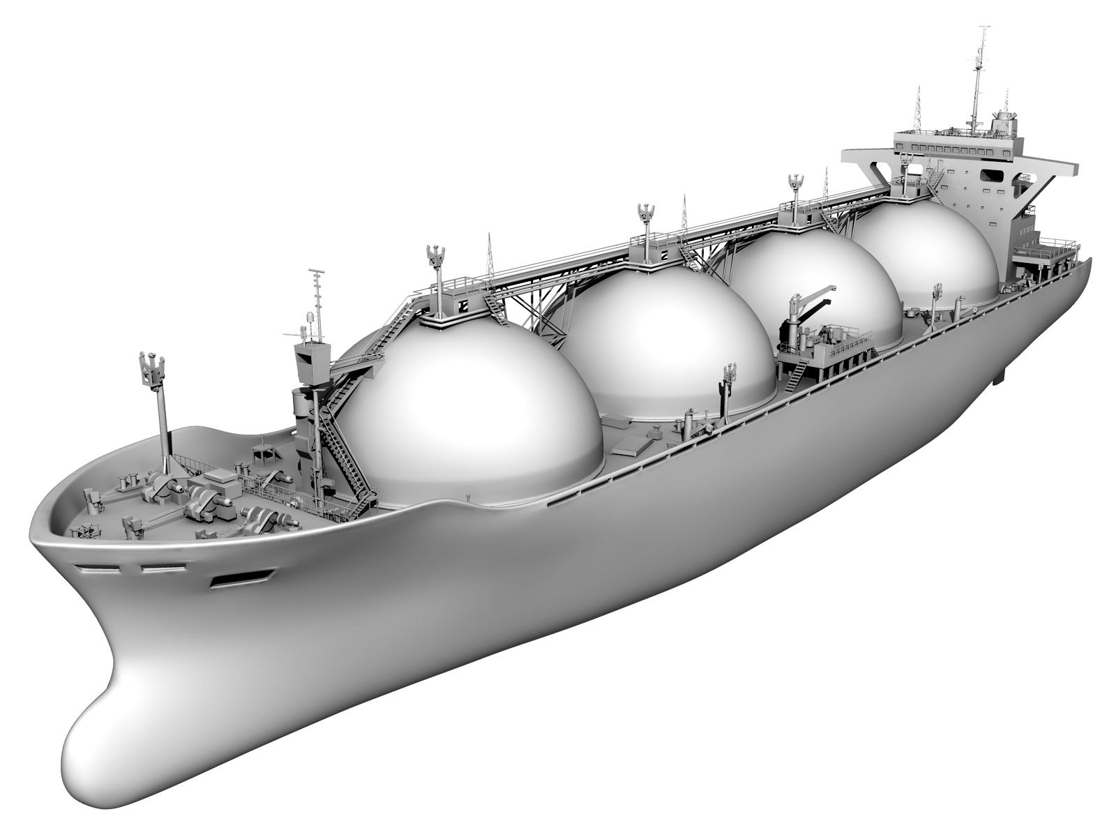lng tanker ship 3d max
