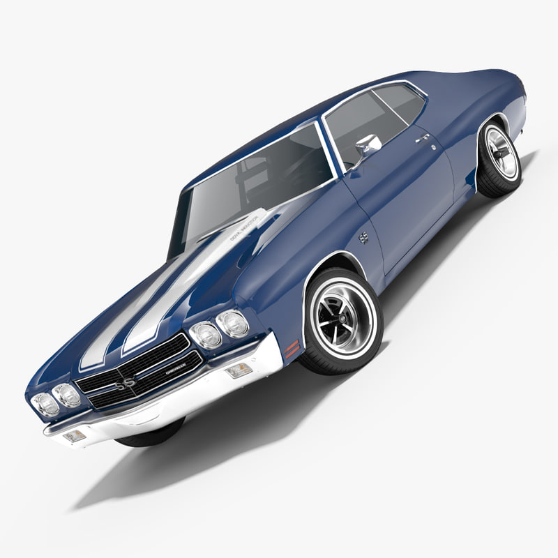chevrolet chevelle ss 1970 3d model