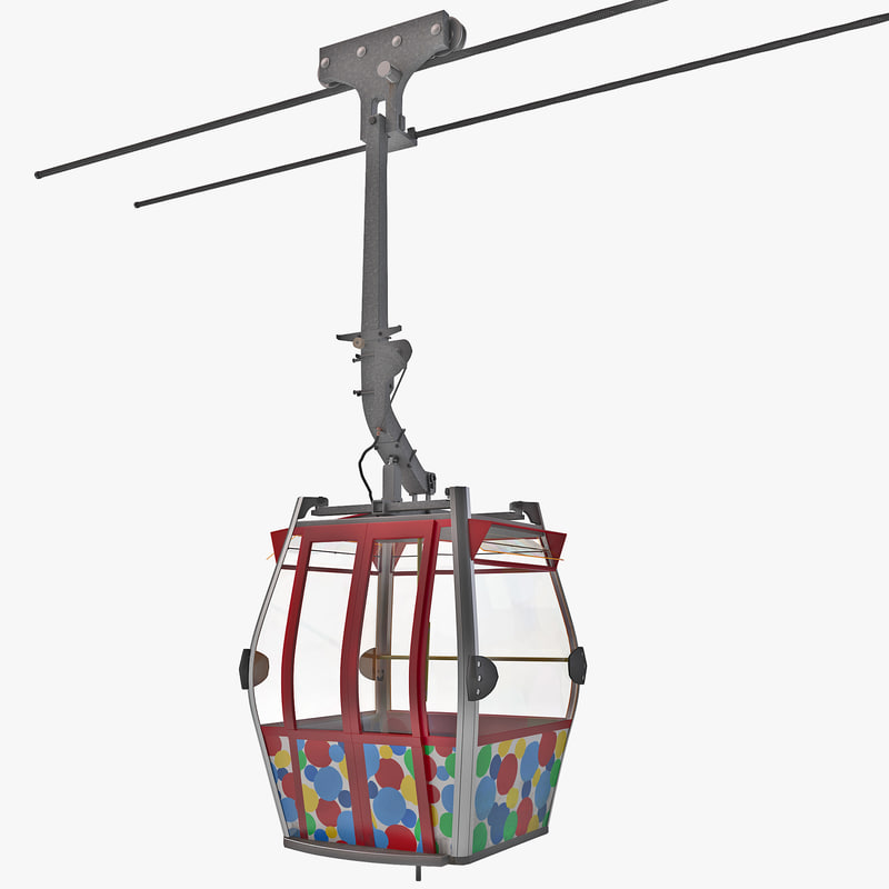 3d model cableway cable