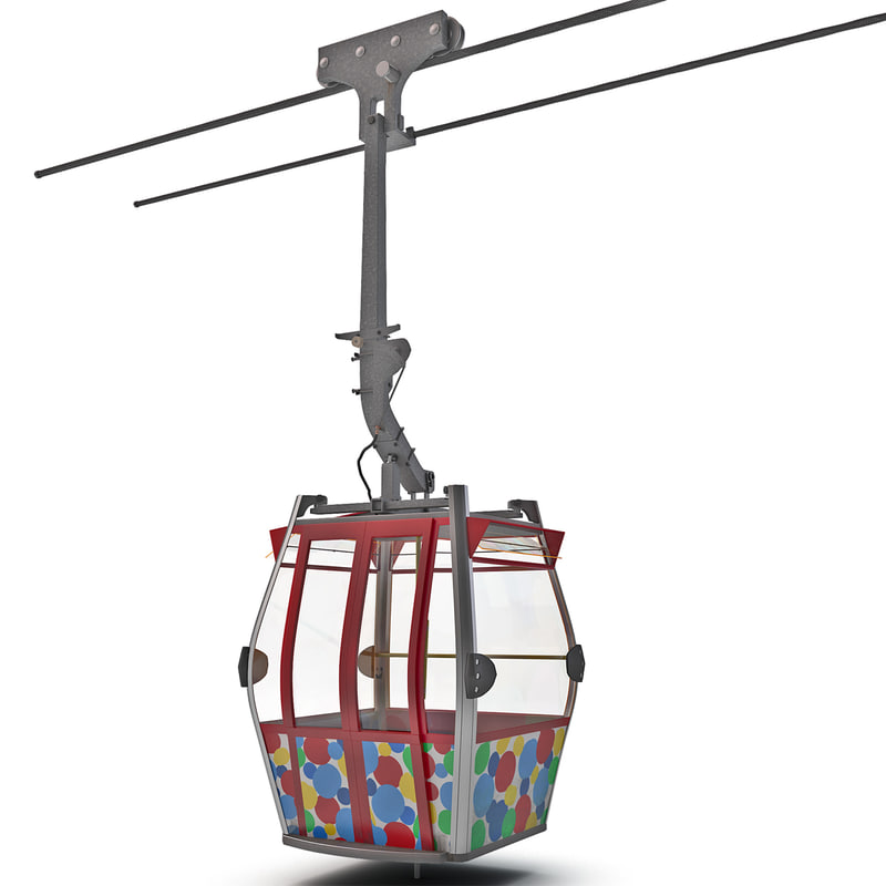3d model cableway cable