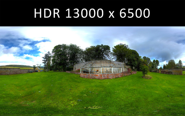 Texture hdr 360 garden