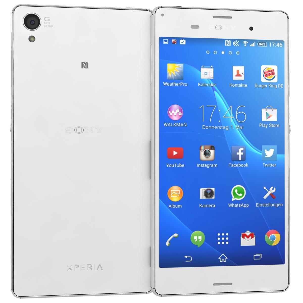 sony xperia z3 white s