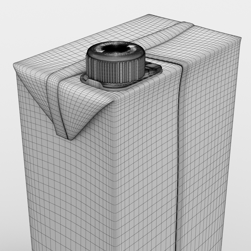 beverage package 3d model