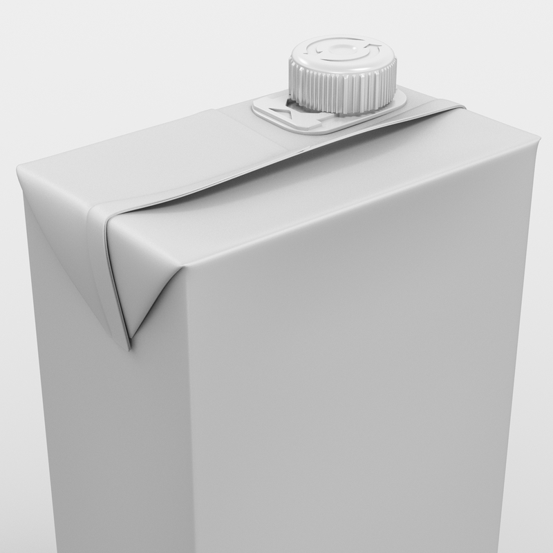 beverage package 3d model