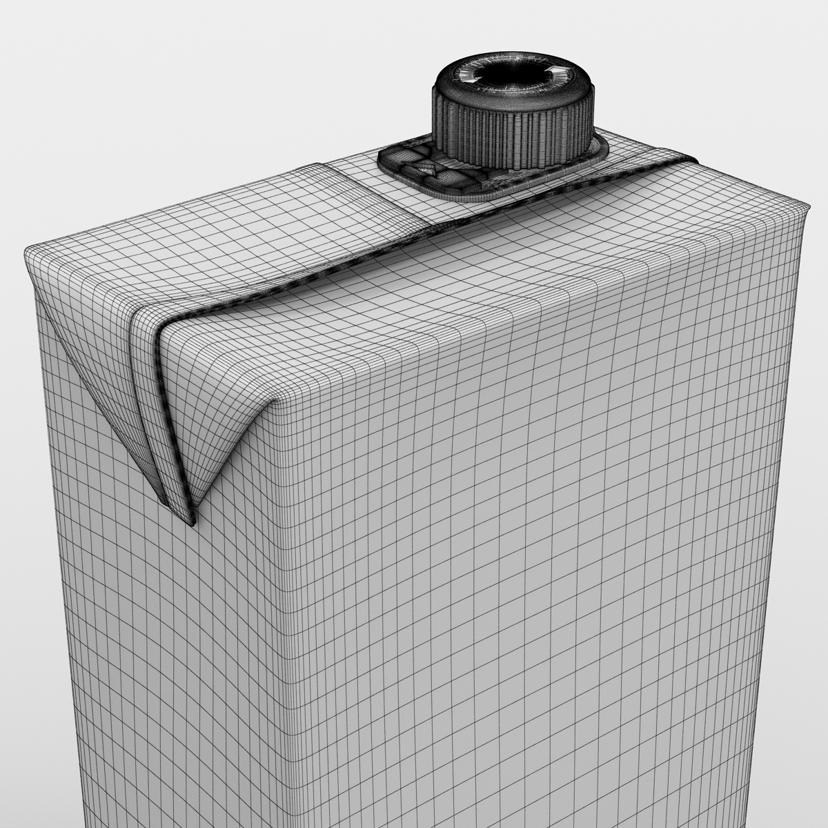 beverage package 3d model