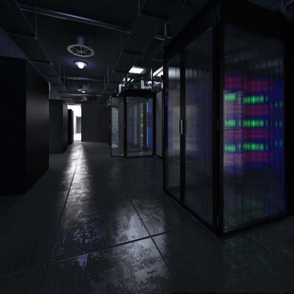 data center 3d model