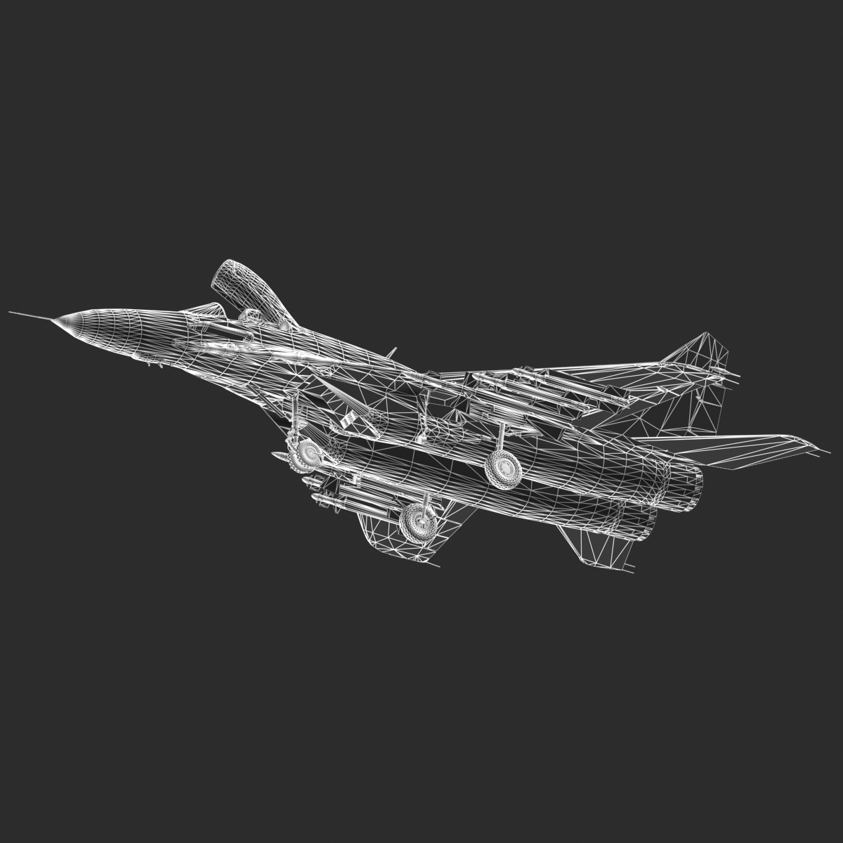 mig-29 smt 3d model
