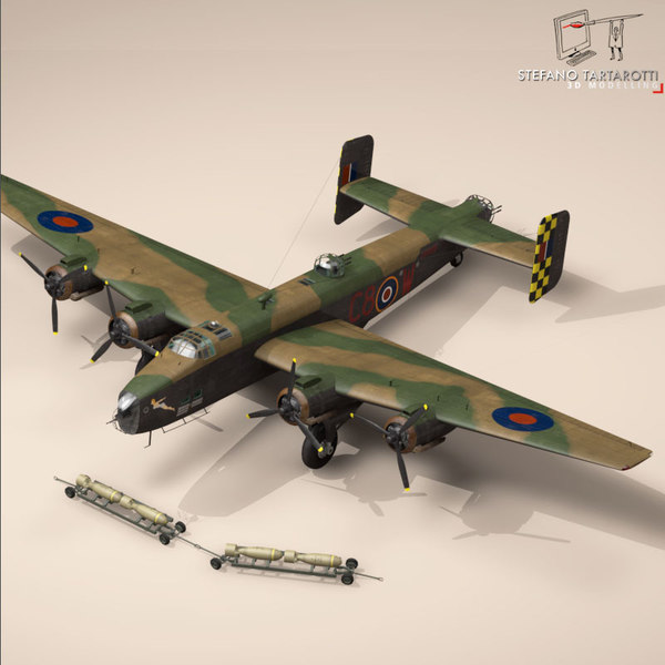 handley page halifax bombers 3ds