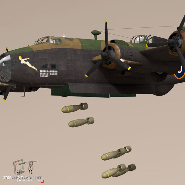 handley page halifax bombers 3ds