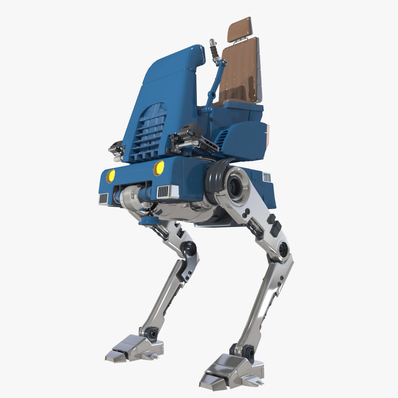 3d sci-fi walker
