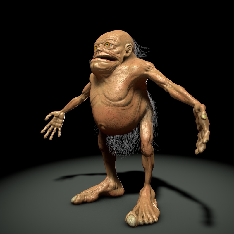 goblin rigged 3d c4d