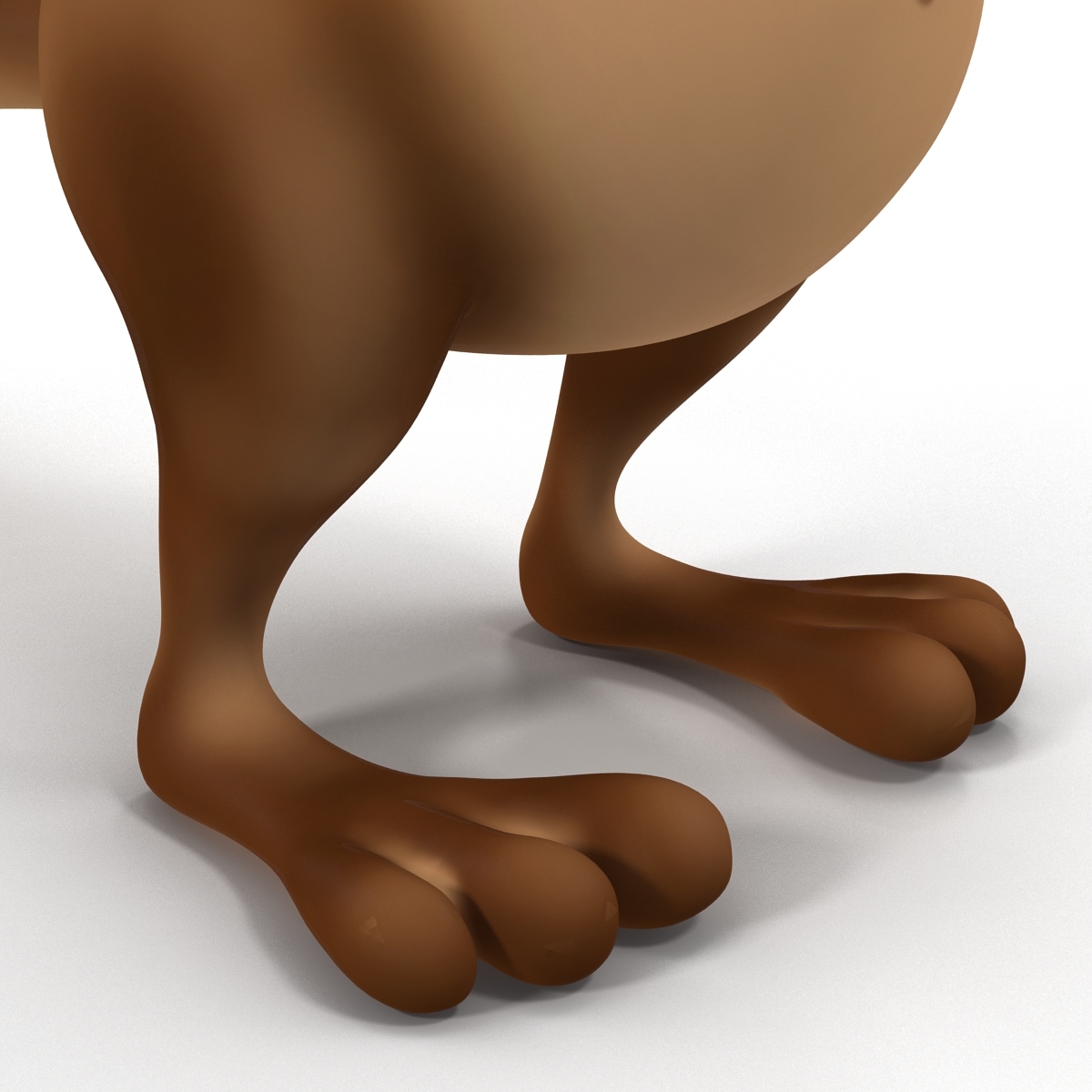 beaver cartoon 3d model