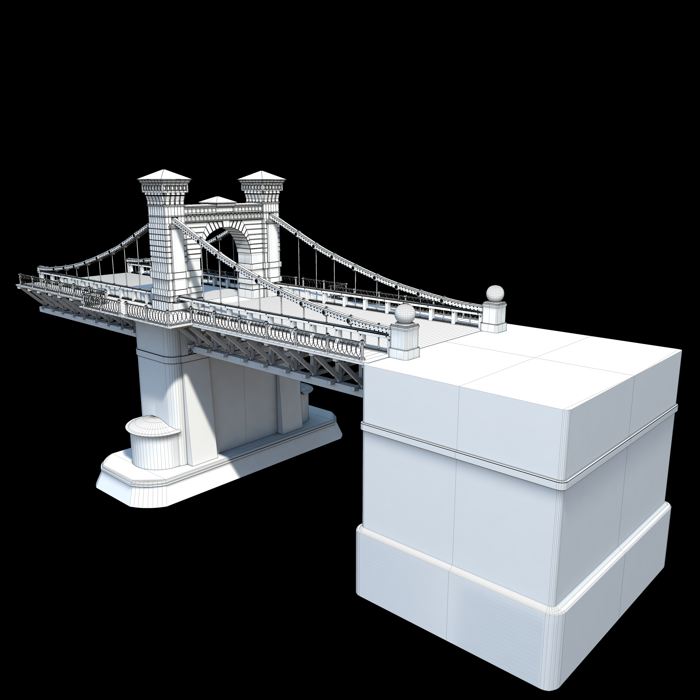 3d model of bridge nicholas chain