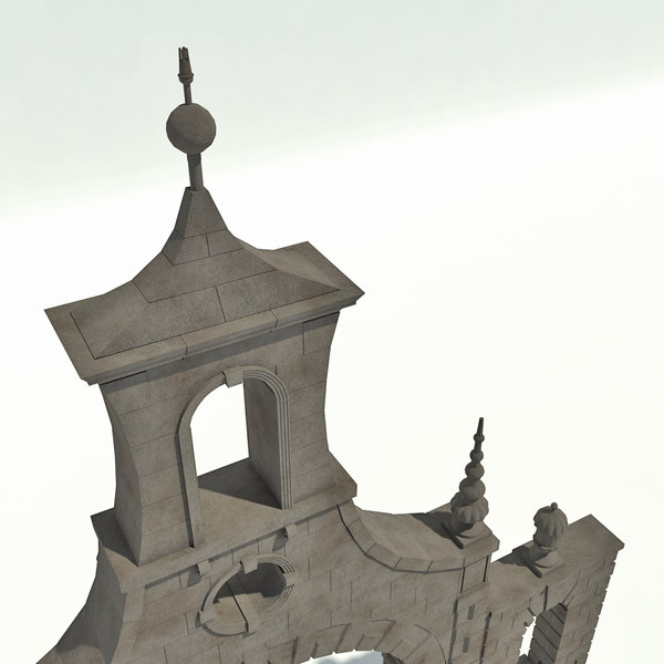3d model archway gate
