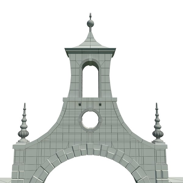 3d model archway gate