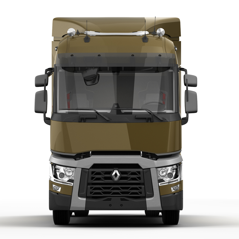 3d model renault t semi trailer