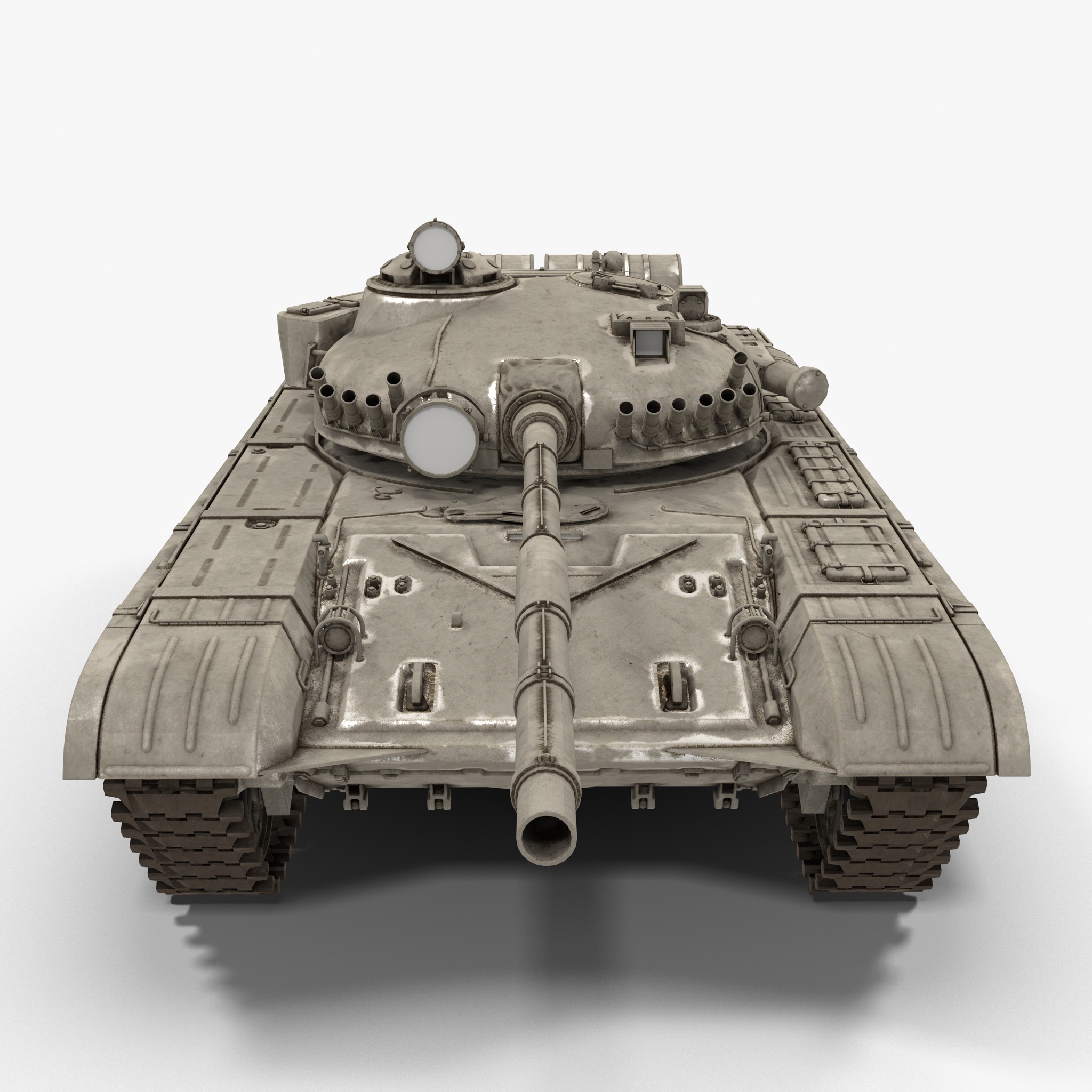 t-72 modeled 3d model