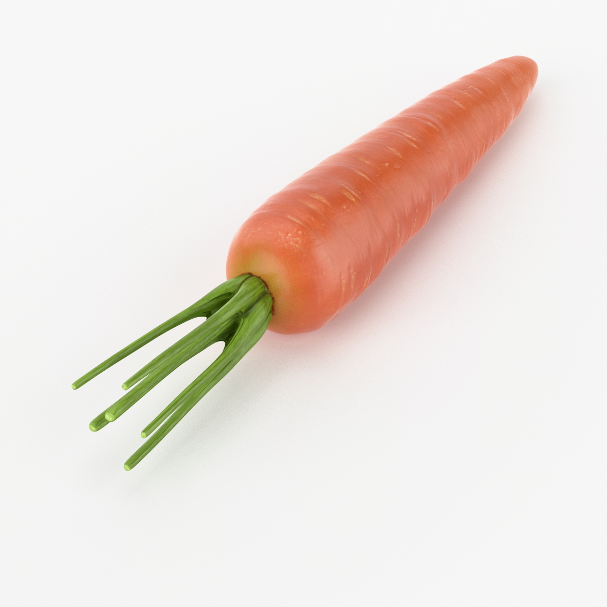 3d c4d realistic carrot real