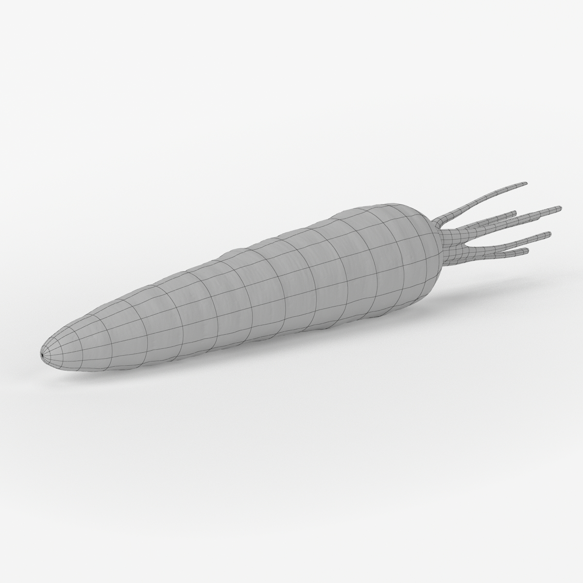 3d c4d realistic carrot real