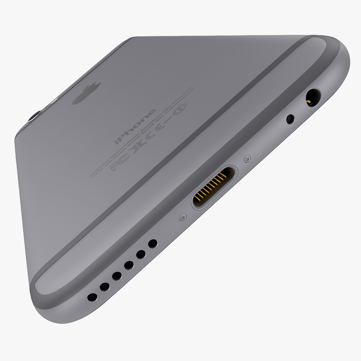 apple iphone 6 smartphone 3d max