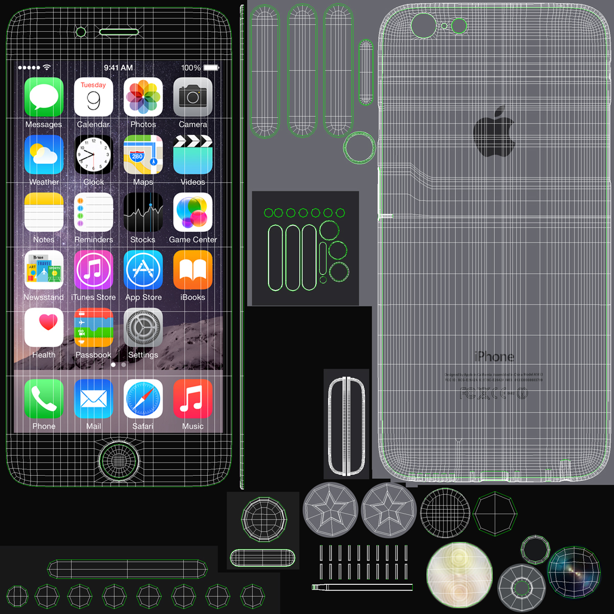 3d apple flagship iphone 6