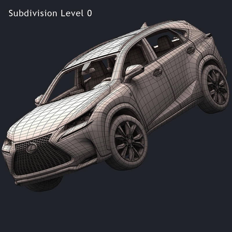 2015 lexus nx 3d max