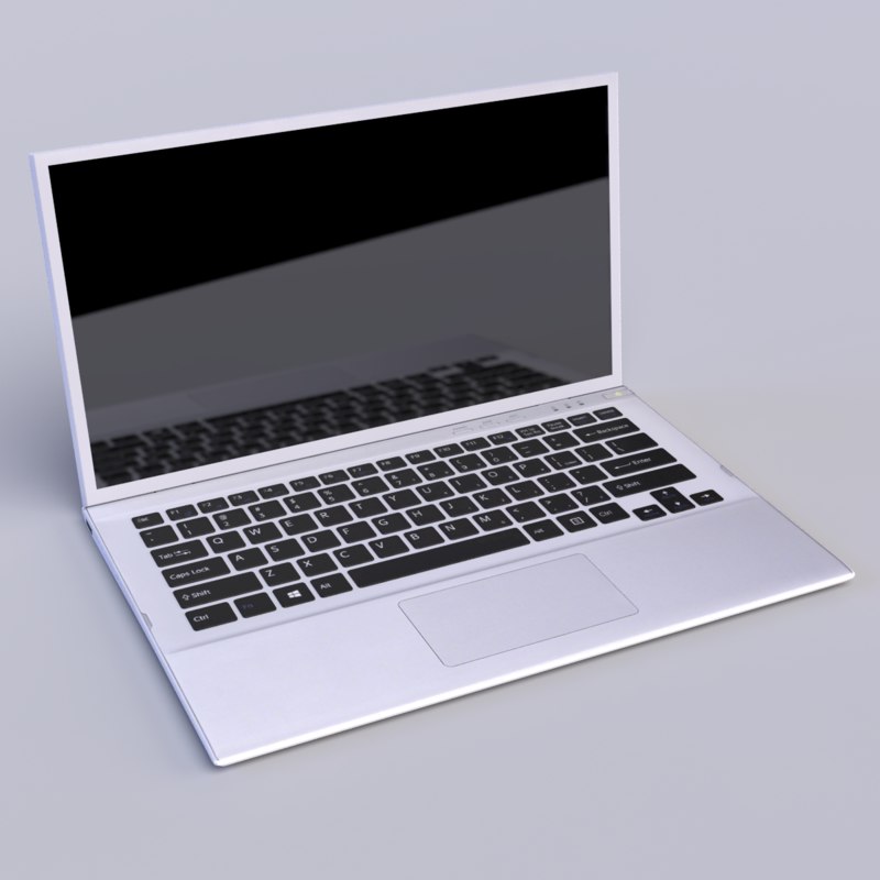 laptop 3d obj