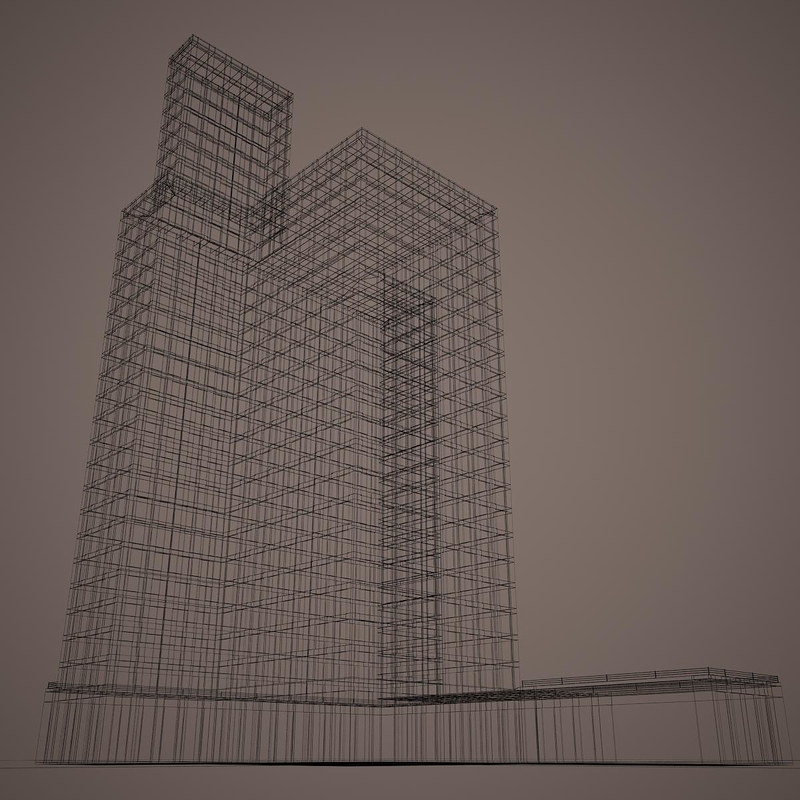 3d model skycraper